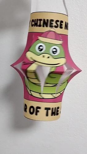 Chinese New Year 2025 Lantern Craft Year of the Snake Lunar New Year ...