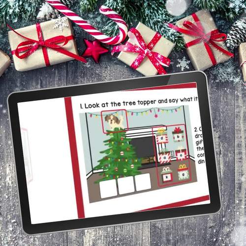 NO PRINT NO PREP CVC Blending | Christmas Boom Cards by Little Beacon