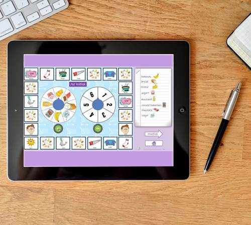 No Print Articulation Shopping Themed PowerPoint Game Bundle | TPT