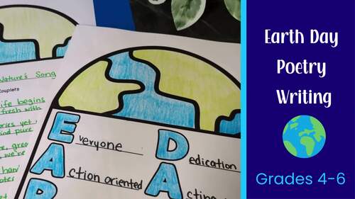 Earth Day Poetry | Poetry Month | Poetry Booklet for Grade 4, 5, and 6!