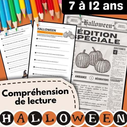 Halloween – Textes informatifs avec questions de compréhension | 2e et ...