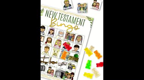 New Testament Bingo (30 Cards) - INSTANT DOWNLOAD by TimeSavors | TPT