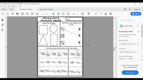 Themed Morning Work, Bell Work, Homework or Independent Work (weeks 1-12)