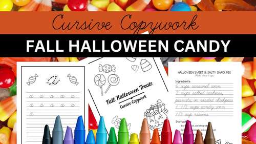 Cursive Copywork | Beginners Cursive Handwriting | Seasons: Fall ...