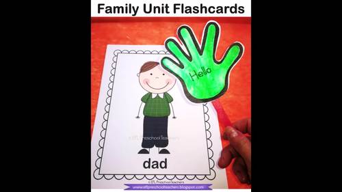 Family Unit for Kindergarten-Holistic English Series #8 | TpT
