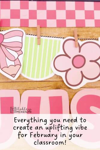 Valentines Day Bulletin Board Bundle Valentine Goose February Morning ...