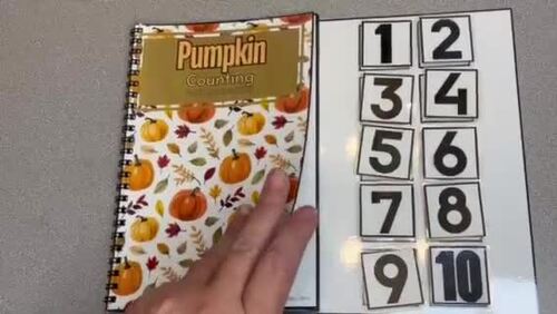 Pumpkin Counting Bundle / Counting Adapted Book / Matching Numbers