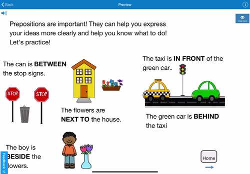 Prepositions Around Town Boom Cards (TM) by The Analytic SLP | TPT