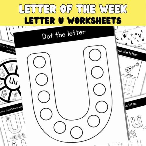Letter U activities | Letter u pages| Letter worksheets | Uppercase ...