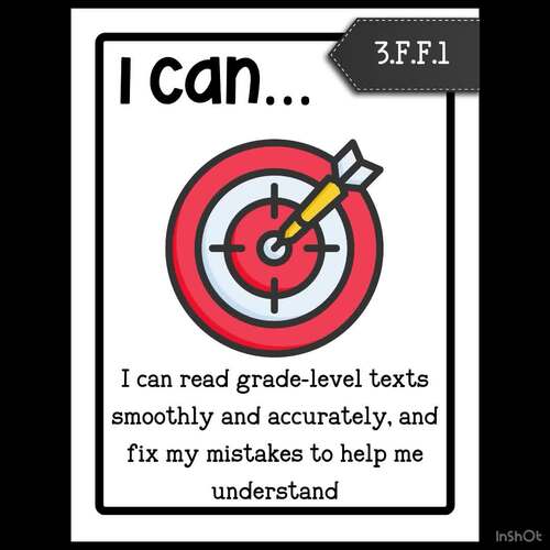 Grade 3 ELA I Can Posters + Teacher Checklist | NEW Georgia Standards 2025