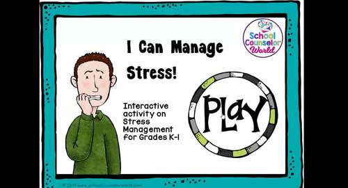 INTERACTIVE {PPT & GOOGLE DRIVE} SEL LP#8: Managing Stress, Grades K-1