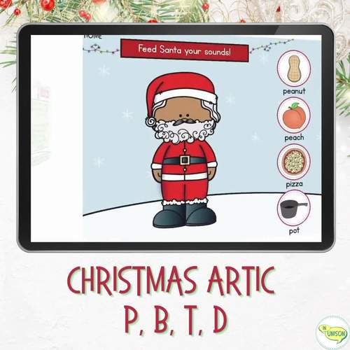 Christmas Articulation Boom Cards™ Dress and Feed Santa P B T D | TpT