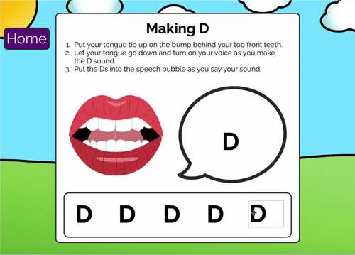 Nasalization Minimal Pairs D N activities sentence Boom Card tongue twister