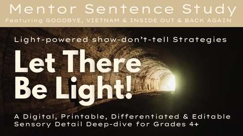 Thanhha Lai Mentor Sentence Study: Imagery Writing, Editing & Revising ...