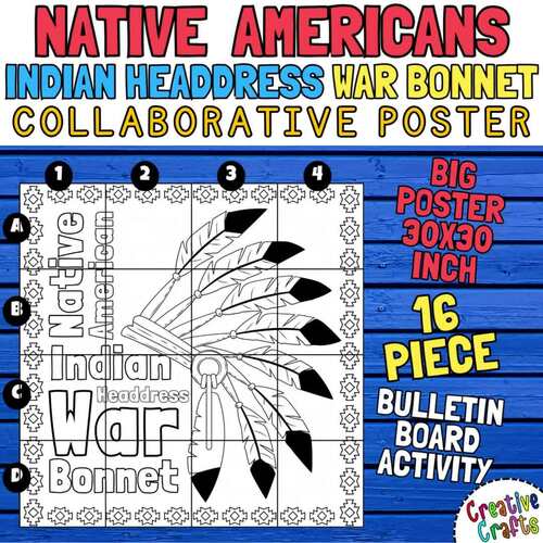 Native American Heritage Month Collaborative Poster | War Bonnet