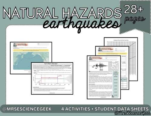 Natural Hazards -Earthquakes! | An NGSS Aligned Lab Bundle | TPT