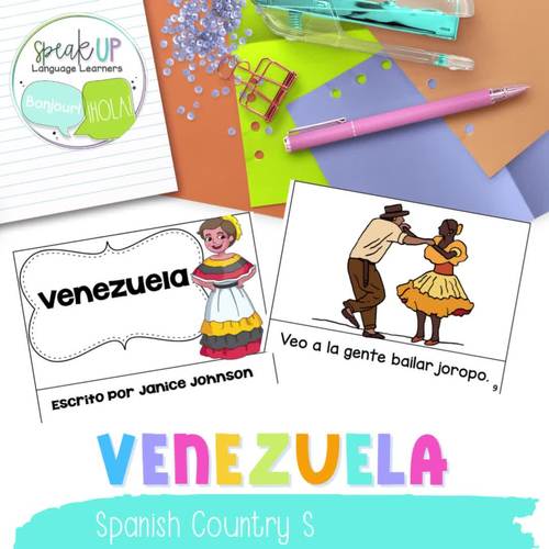 Venezuela Spanish Country Study Reader & Activities Print & Digital ...