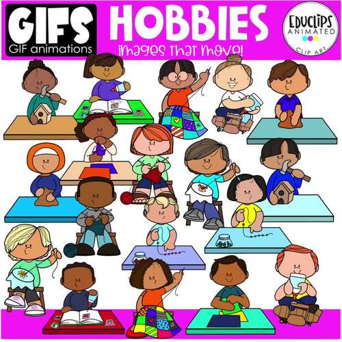 GIFs - HOBBIES - Animated Images - {Educlips} by Educlips Clip Art