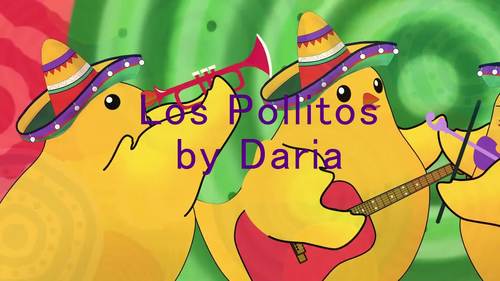 Los Pollitos (Bilingual) Classroom Video by World Music With DARIA