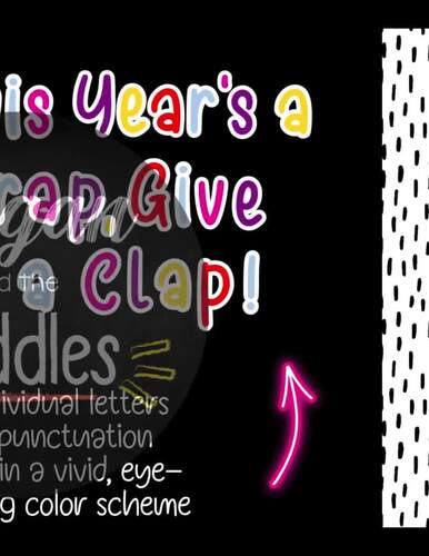 THIS YEAR'S A WRAP, GIVE US A CLAP! EOY BULLETIN BOARD KIT | TPT