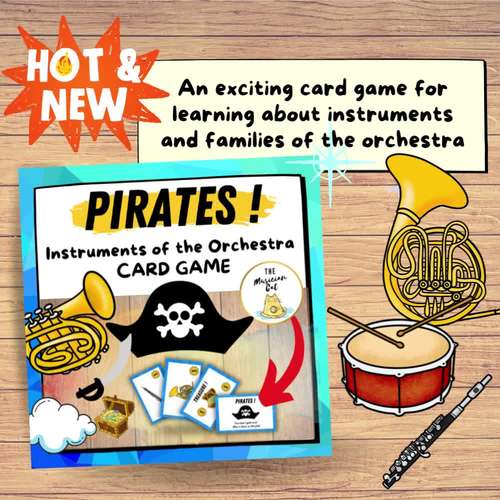 Pirates! - Instruments of the Orchestra printable CARD GAME by The ...