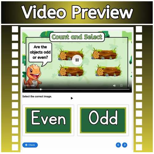 Count and Select: Odd or Even (Numbers 1-20) Digital Resources | TPT