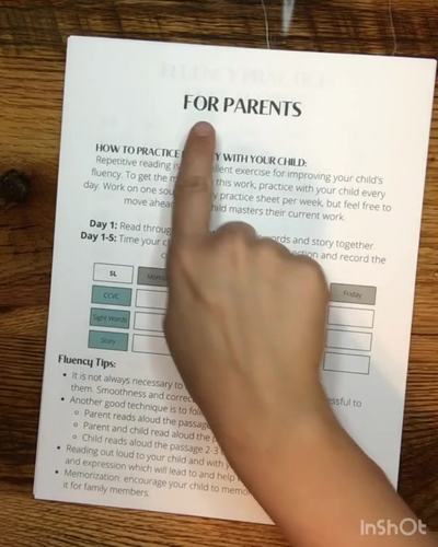 Beginning Consonants L Blends Phonics Worksheets Fluency Reading Passages