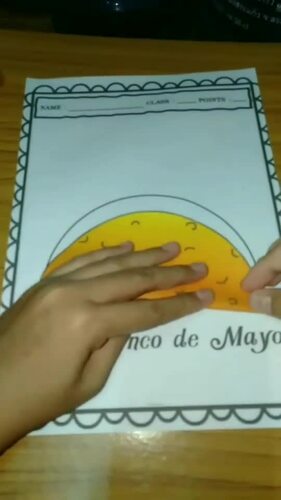 Build a Taco Craft for Cinco de Mayo , coloring by Active Learning By Doing
