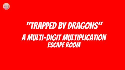 Multi-Digit Multiplication Escape Room | Multiplication Game by Loving Math