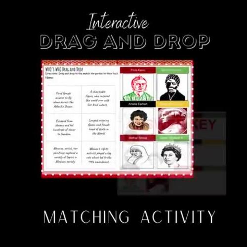 Women's History Month Digital Printable Learning BUNDLE | Virtual ...