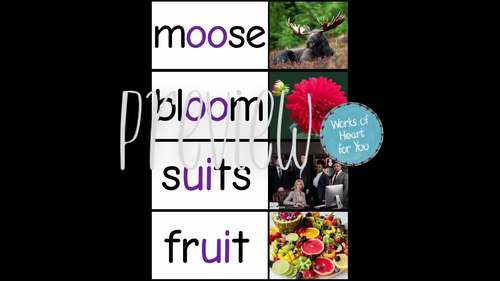 Variant Vowels - Vowel Teams 'oo' and 'ui' (long oo) - Worksheets and ...