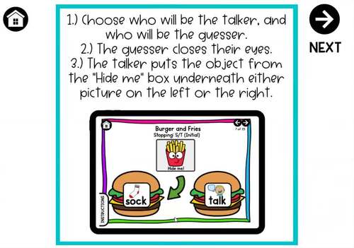 Minimal Pairs | Stopping S Z F V | Food Buddies Game | Digital | BOOM™
