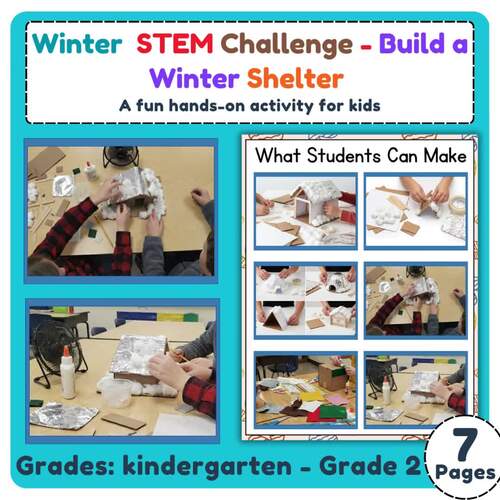 Winter STEM Challenge – Build a Winter Shelter | STEM & Science | K ...