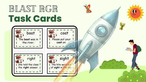 Task Cards for Blast RGR Units 17-20 Task Cards / Scoot / SOR Phonics