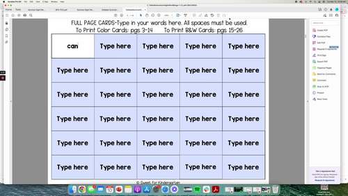 Editable Summer Sight Word Bingo Activity | End of Year Sight Word ...