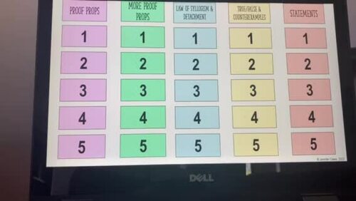 Logic and Reasoning Jeopardy: Proof Properties, Truth Value ...