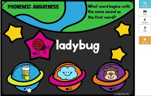 Boom Cards- Phonemic Awareness by La Maestra Pati Bilingue | TPT