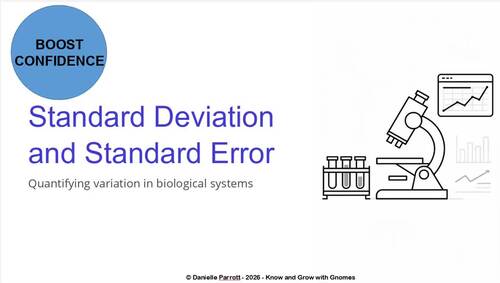 Standard Deviation & Standard Error in AP Biology | PDF Presentation