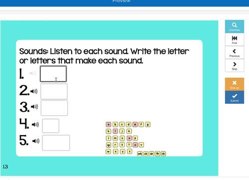 Dictation Digital Boom Cards 1.3 aligned Closed Syllables digraphs ...