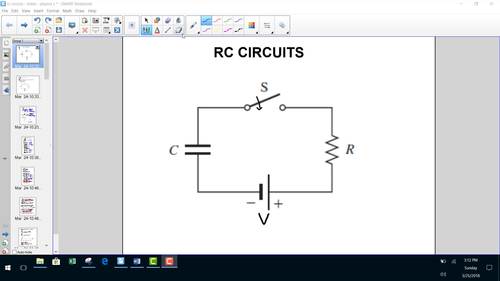 AP PHYSICS C - RC CIRCUITS - NOTES & SOLVED EQUATIONS | TPT