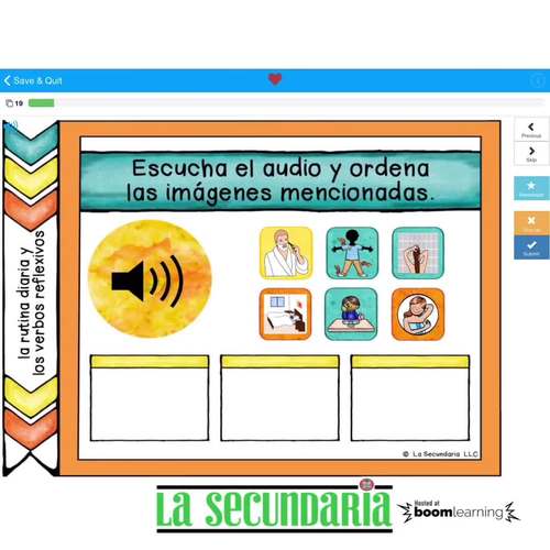 Reflexive Verbs in Spanish | BOOM CARDS | Distance Learning by LA ...