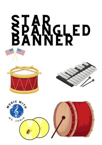 Star Spangled Banner: Percussion Ensemble by Music With Ms Jamie