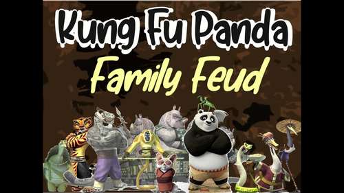 KUNG FU PANDA Bundle! History-themed lessons with Family Feud, Jeopardy ...