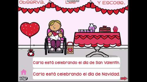Lenguaje San Valentín | Spanish Valentine's Day Language Digital PDF Speech