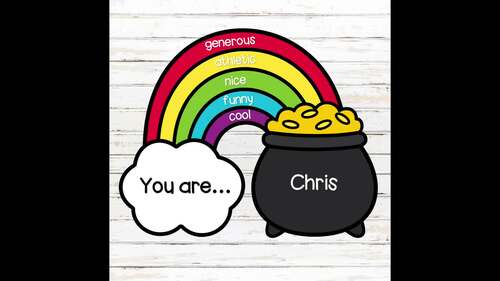 St. Patrick's Day SEL Craft- Spring SEL Bulletin Board by First Grade Party