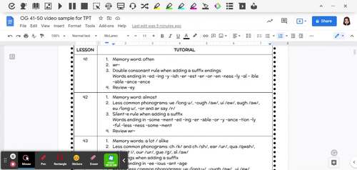 JourneyOG #41-50... Orton Gillingham Less Common Phonograms and Morphology