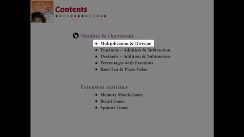 Number & Operations: Multiplication & Division - PC Gr. 3-5 by CCP ...