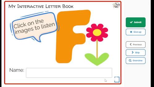 Letter F Interactive Book for Kindergarten | Alphabet Activities Boom cards