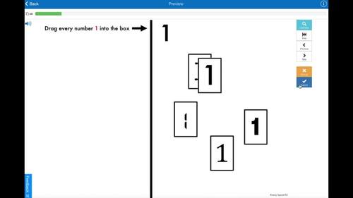 Number Identification Digital Boom Cards and Google Slides for Special Ed