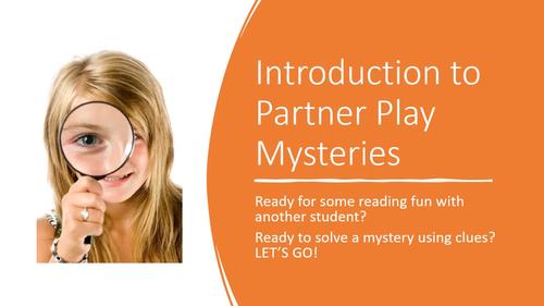 Theater Partner Play Winter MYSTERY Script - reading fluency activity